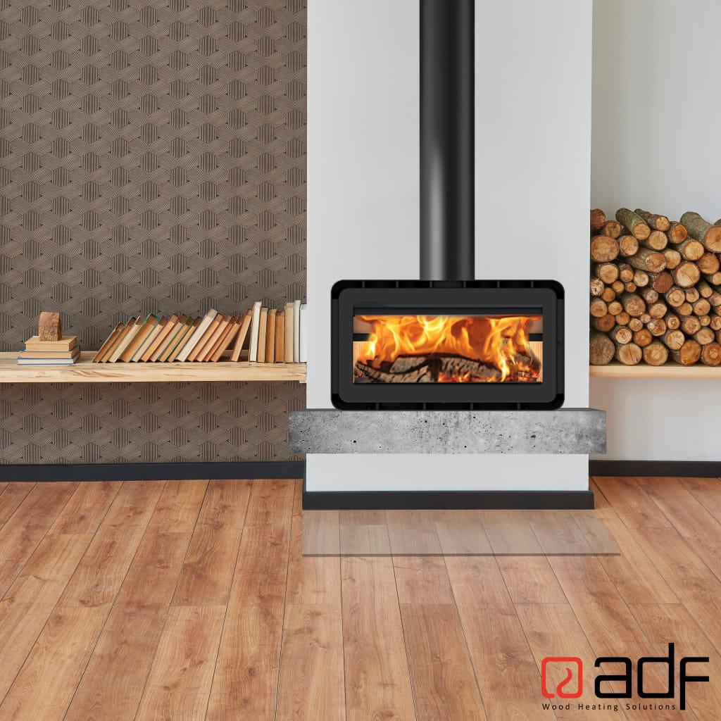 ADF Hayra 85 VB Freestanding Wood Fireplace – Luxe Fireplaces