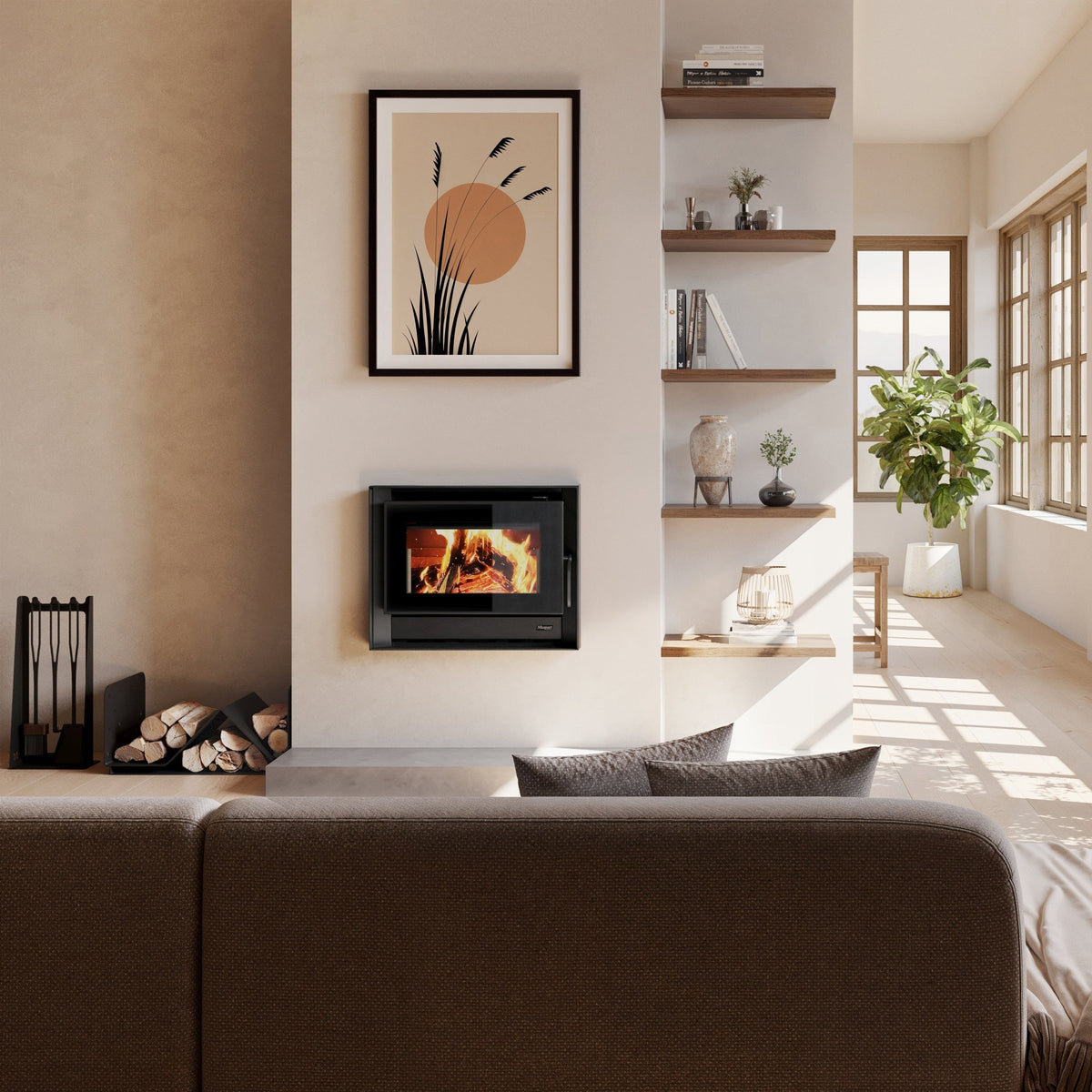 Masport Auburn 5 Inbuilt Wood Fireplace – Luxe Fireplaces